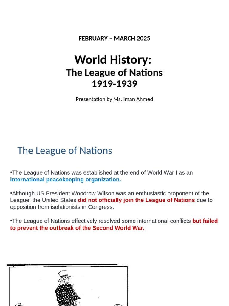 League of Nations Overview and Challenges | PDF | League Of Nations ...