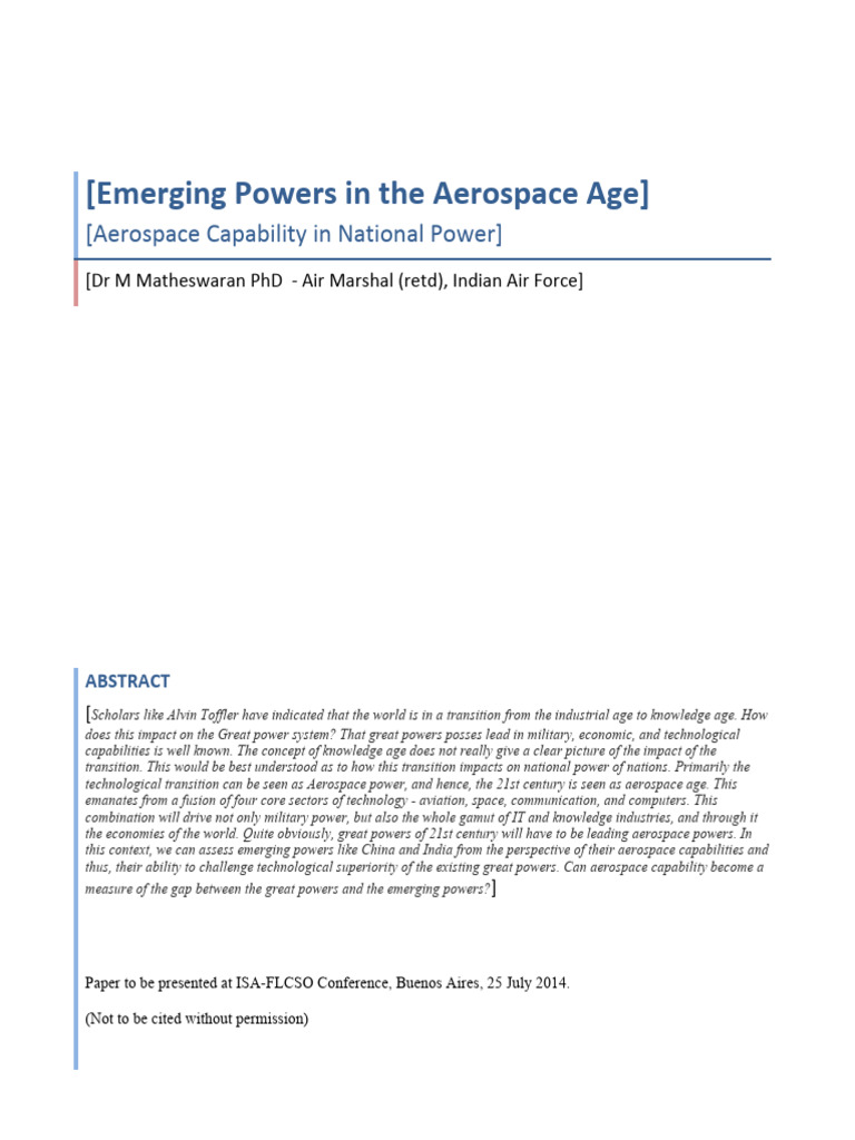 21st Century World Order - Emerging Powers | PDF | Sovereignty | Hegemony