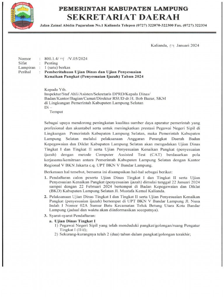 Pemberitahuan UDIN-UPI 2024 | PDF