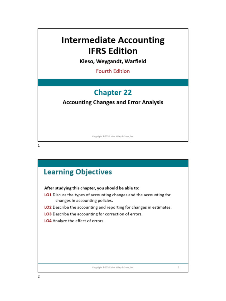 Accounting Changes and Error Analysis | PDF | Deferred Tax | Depreciation