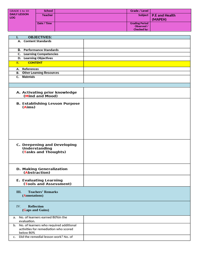 Matatag LP Format | PDF