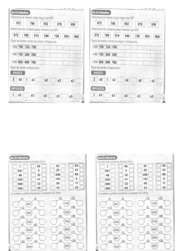 practicas mate 3º 2025 | PDF
