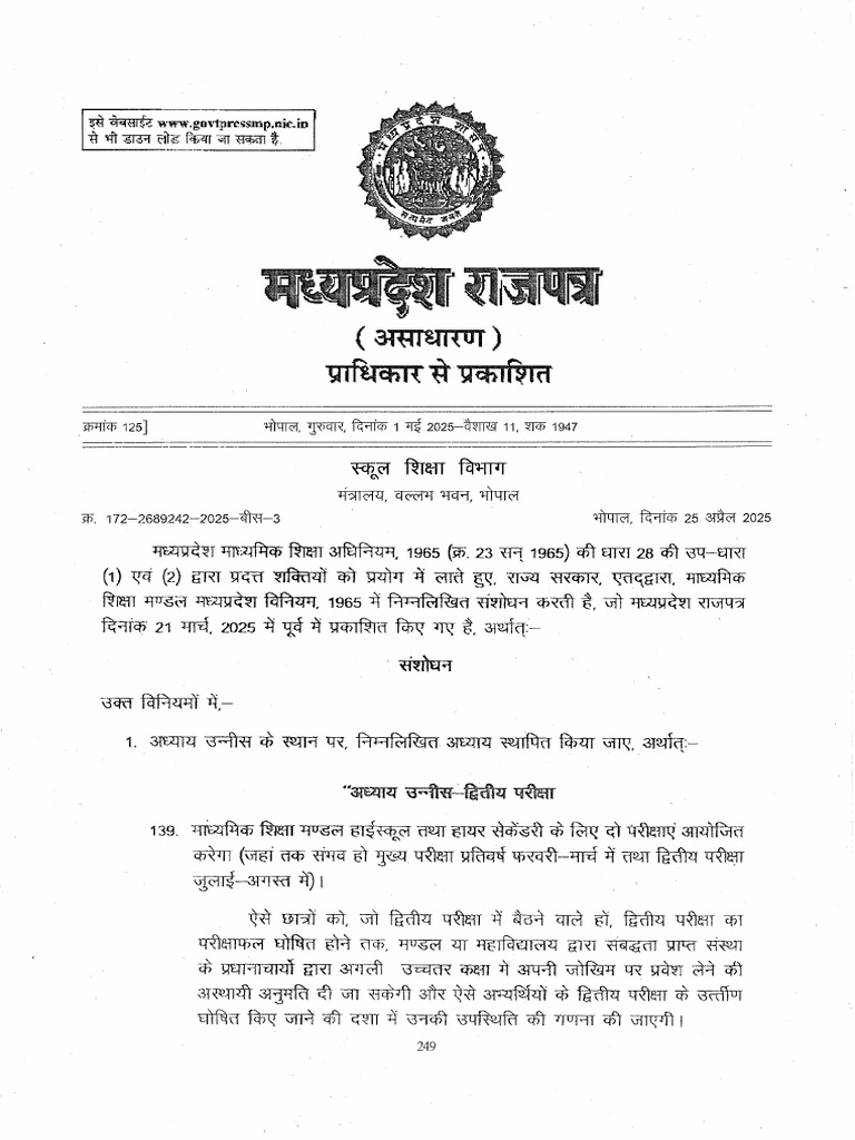 Rajpatra 2025-05-01-Ex-125 | PDF