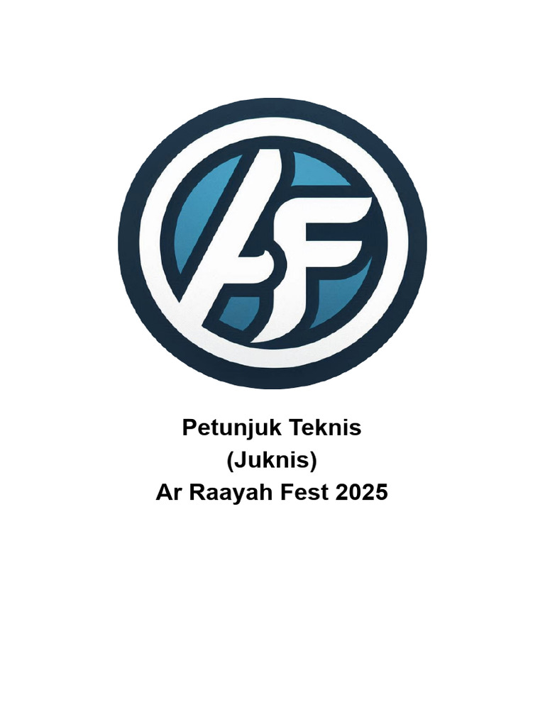 Petunjuk Teknis Ar Raayah Fest 2025 | PDF