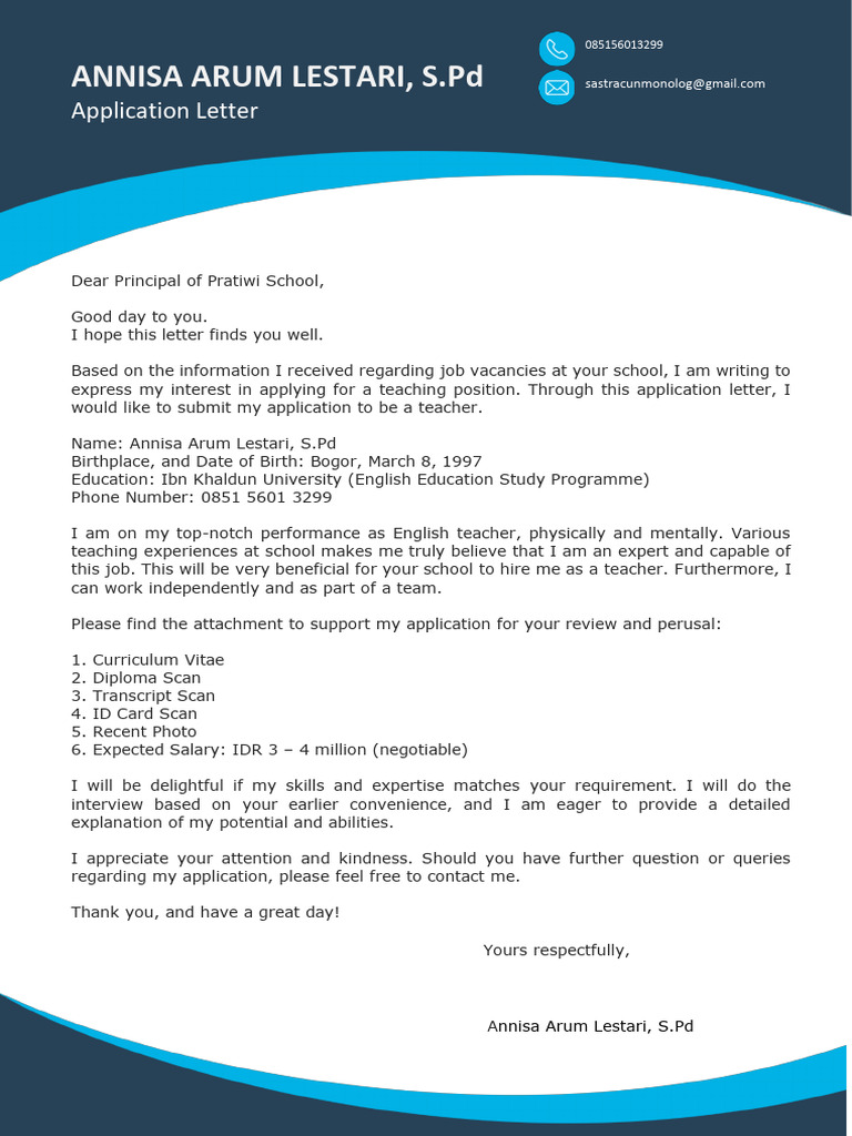 Lamaran Annisa | PDF