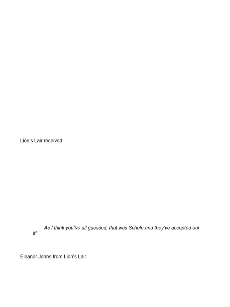 Previously in Lion S Lair | PDF