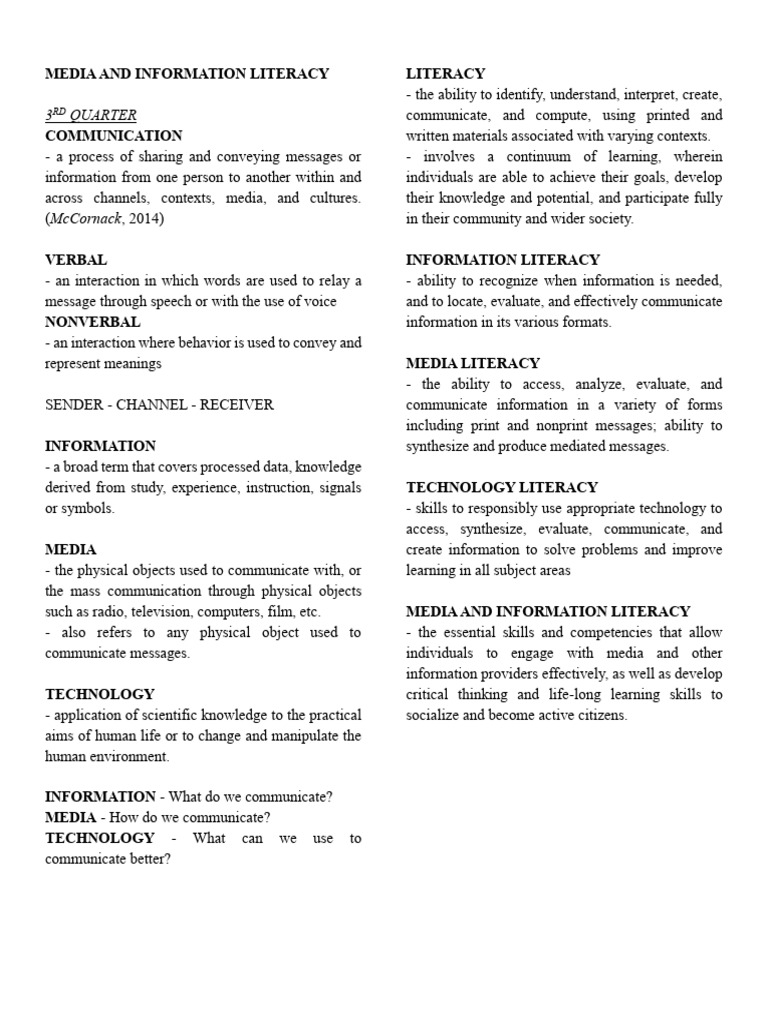 3rdQ and 4thQ MIL TRENDS PE IMMERSION | PDF | Mass Media | Swimming