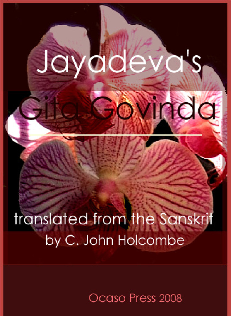 Jayadeva Gita Govinda Translation | PDF | Metre (Poetry) | Bhagavad Gita