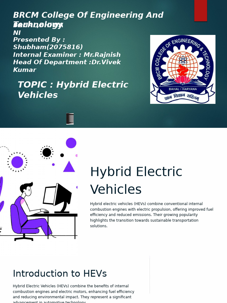 Understanding Hybrid Electric Vehicles | PDF | Hybrid Vehicle | Hybrid ...