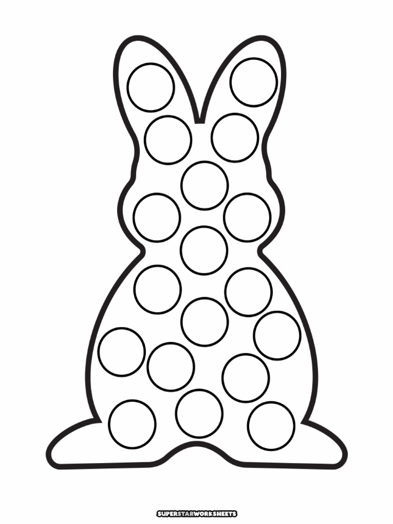 Dot Marker Prin Tables Bunny | PDF