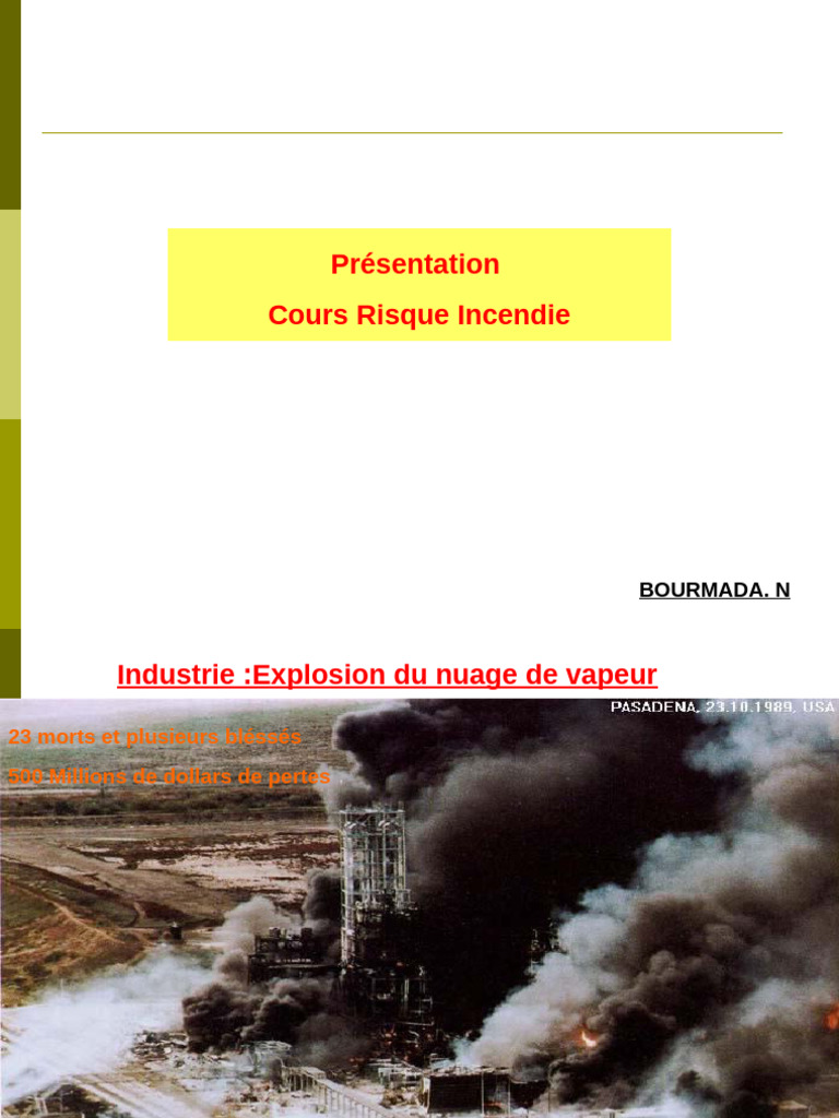 m2_qse-_modelisation_du_risque_incendie | PDF | La combustion | Combustible
