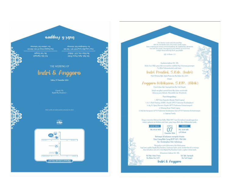 Undangan Anggoro & Indri | PDF