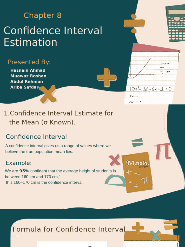 Confidence Interval Estimation | PDF | Standard Deviation | Confidence Interval