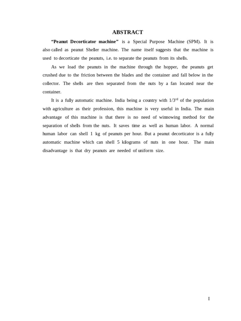 Peanut Decorticator Machine | PDF | Belt (Mechanical) | Bearing ...