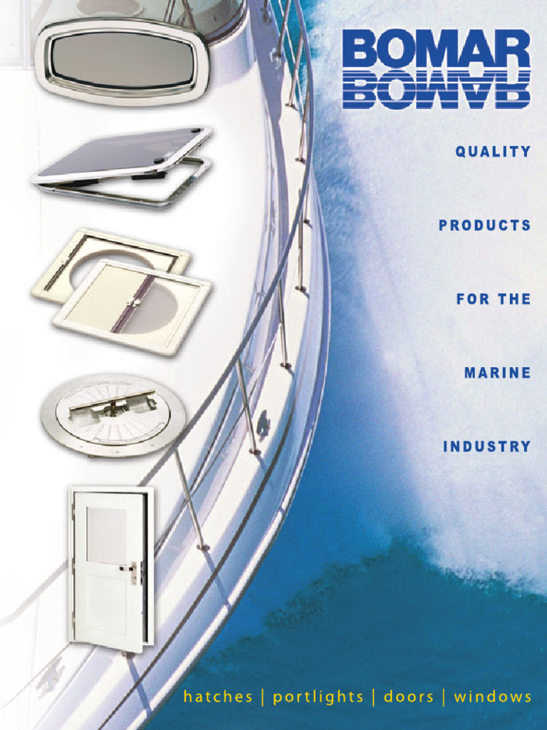 Bomar Hatches and Portlights Catalog | PDF