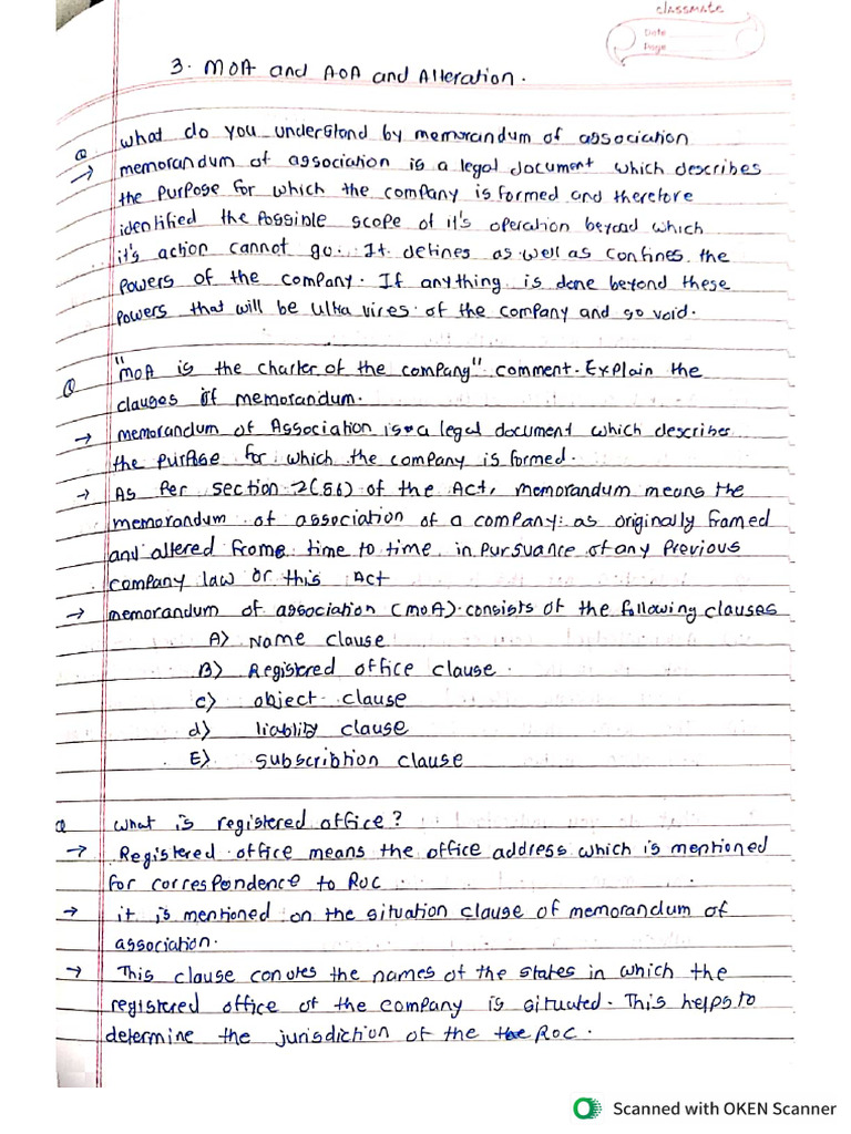 ch3 Moa and AOA | PDF
