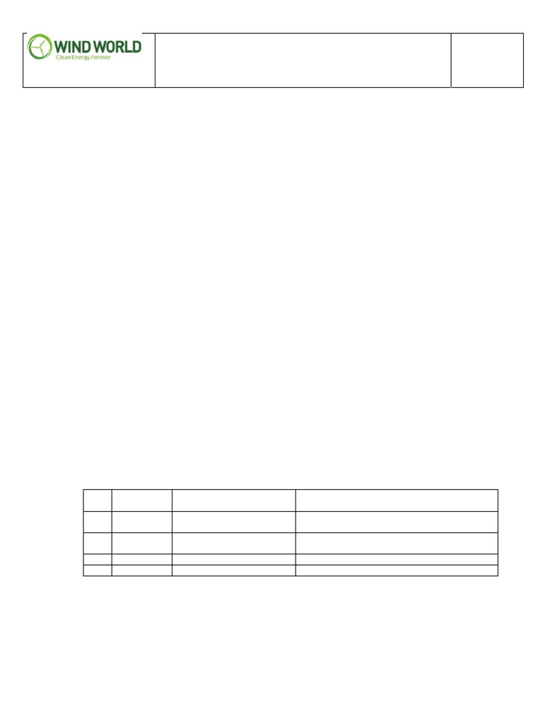 Instruction For Wind Anemometer Inspection For Site Team | PDF | Power ...