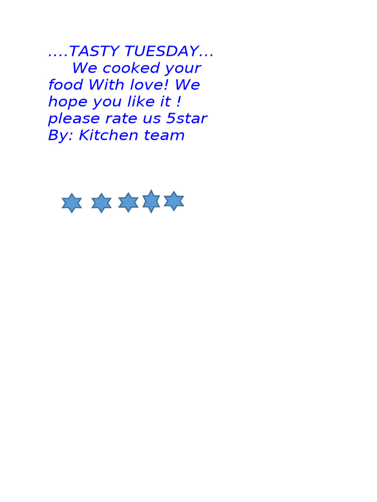 Stick Note 5 Star | PDF