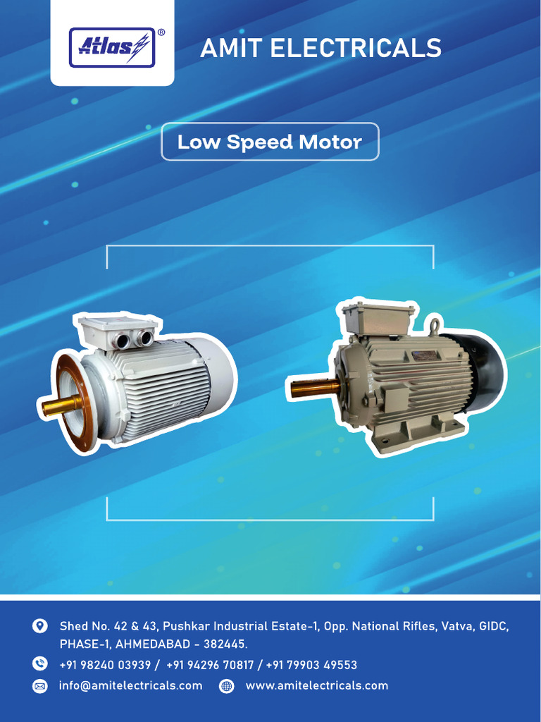 Low Speed Motor | PDF