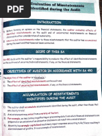 ISA 450 (Highlighted by M.a.) | PDF | Audit | Accounting