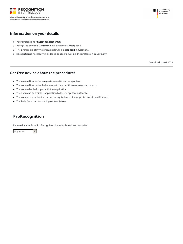 Recognition Portal - Counselling Offers | PDF | Professional Certification