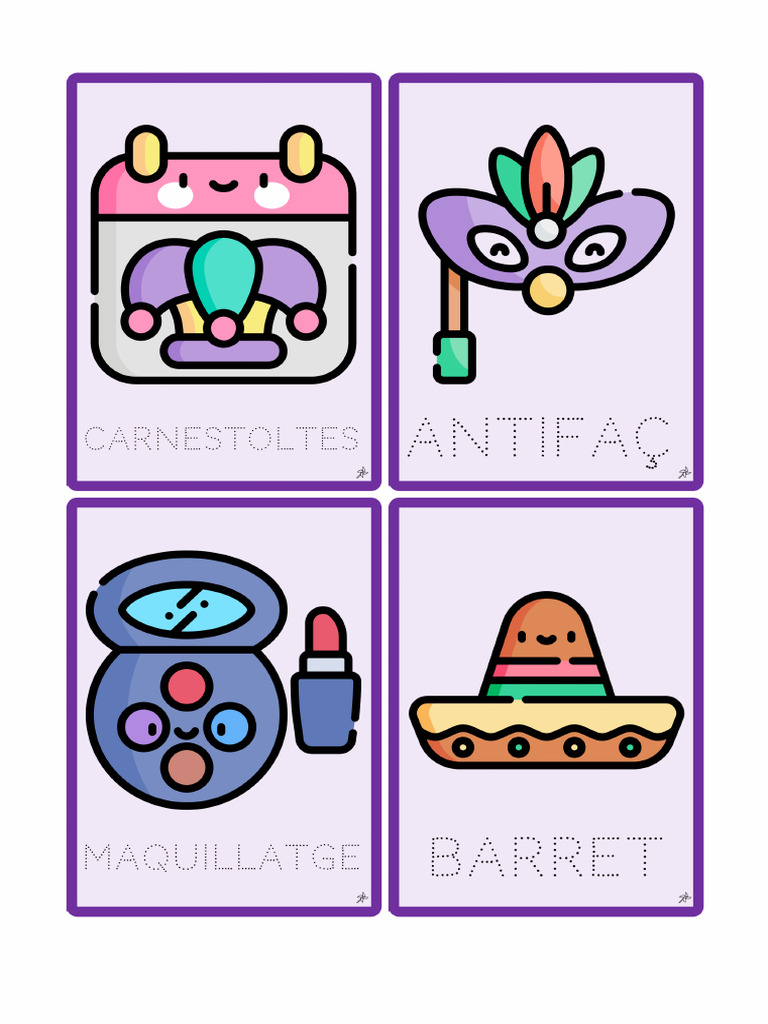 AA Flashcards El Carnaval.pdf | PDF