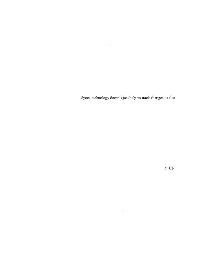 How Space Protects Our Planet Ridam GC | PDF | Climate Change | Satellite