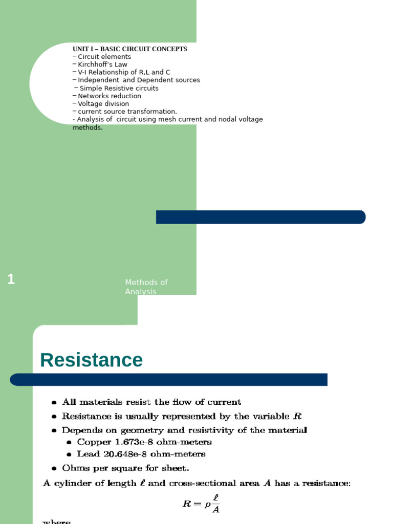 Method of Analysis Circuit - NT | PDF | Electrical Network | Electrical Impedance