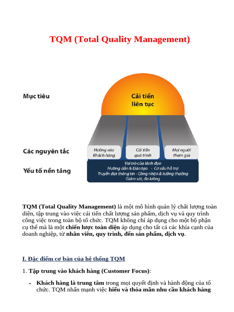 TQM (Total Quality Management) | PDF