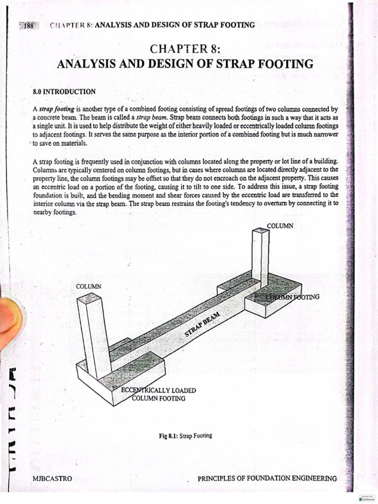 Strap Footing | PDF