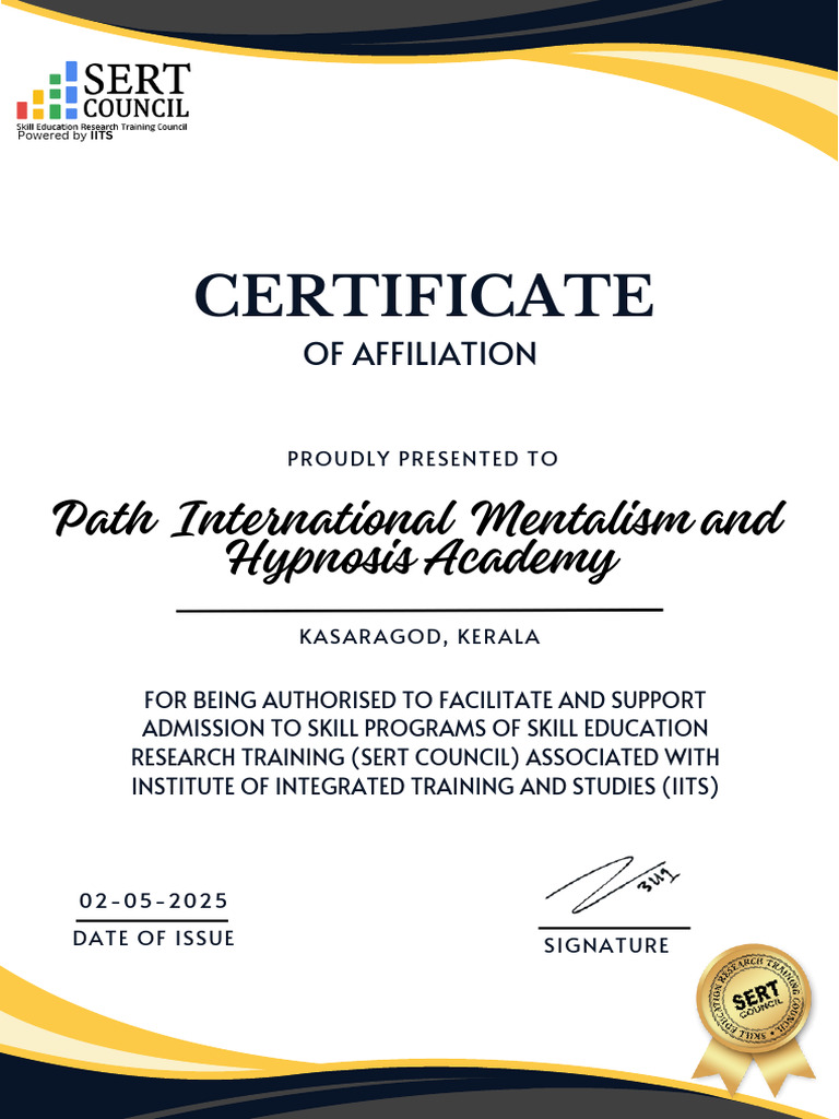 Certificate Sert PDF | PDF