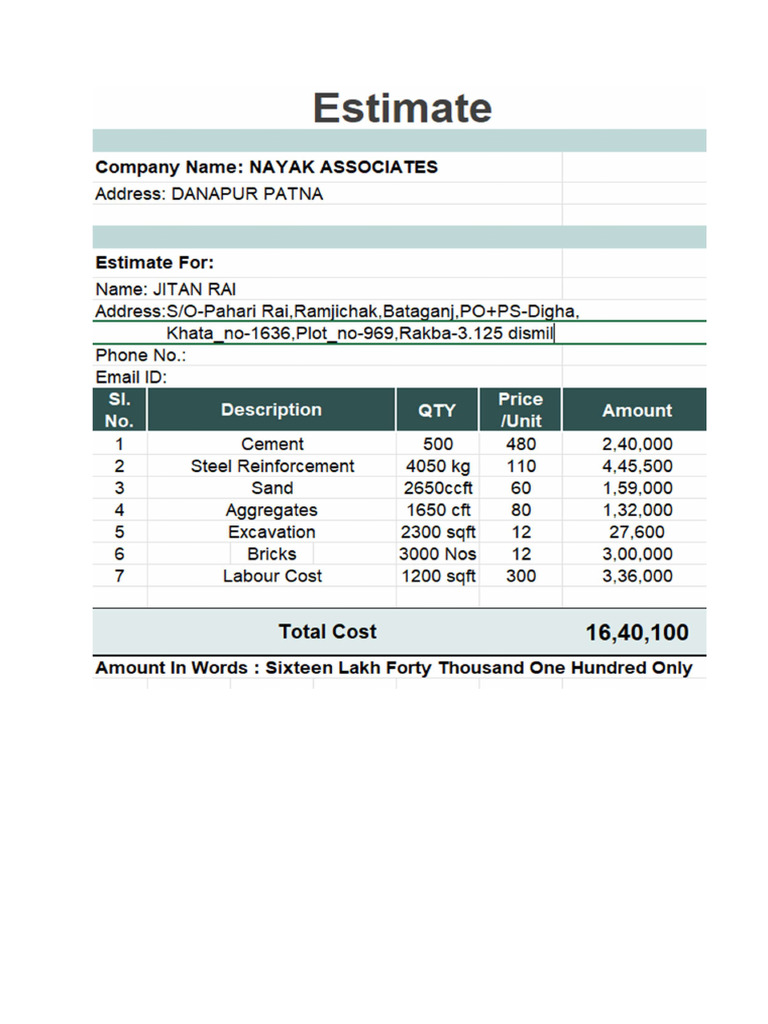 Estimate | PDF