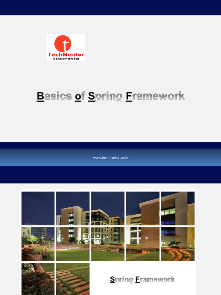 1. Basics of Spring Framework | PDF | Spring Framework | Class (Computer Programming)