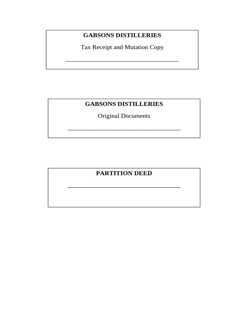 Tax Receipt and Mutation Copy | PDF