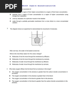 IGCSE Biology: Osmosis Practice Questions | PDF | Osmosis | Cell Membrane