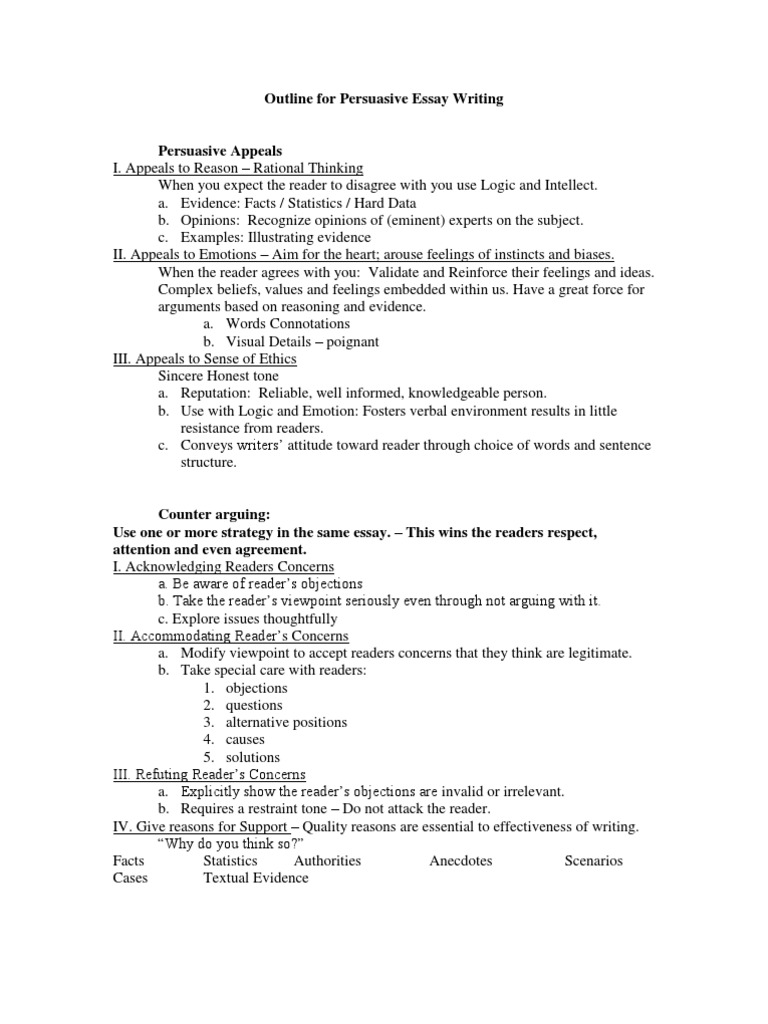 Flow Map For Persuasive Essay Writing | PDF | Essays | Argument