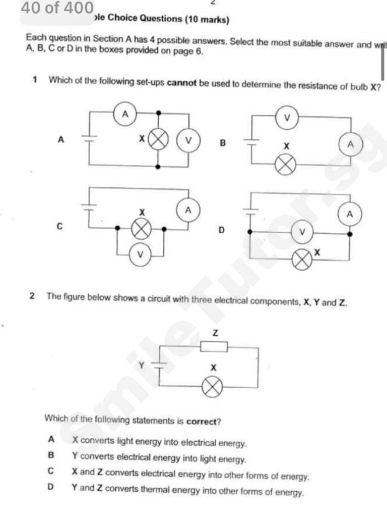 Sec 2 Electricity | PDF