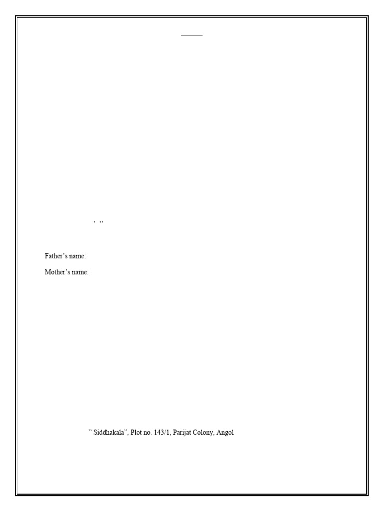 Manish-Biodata-english | PDF