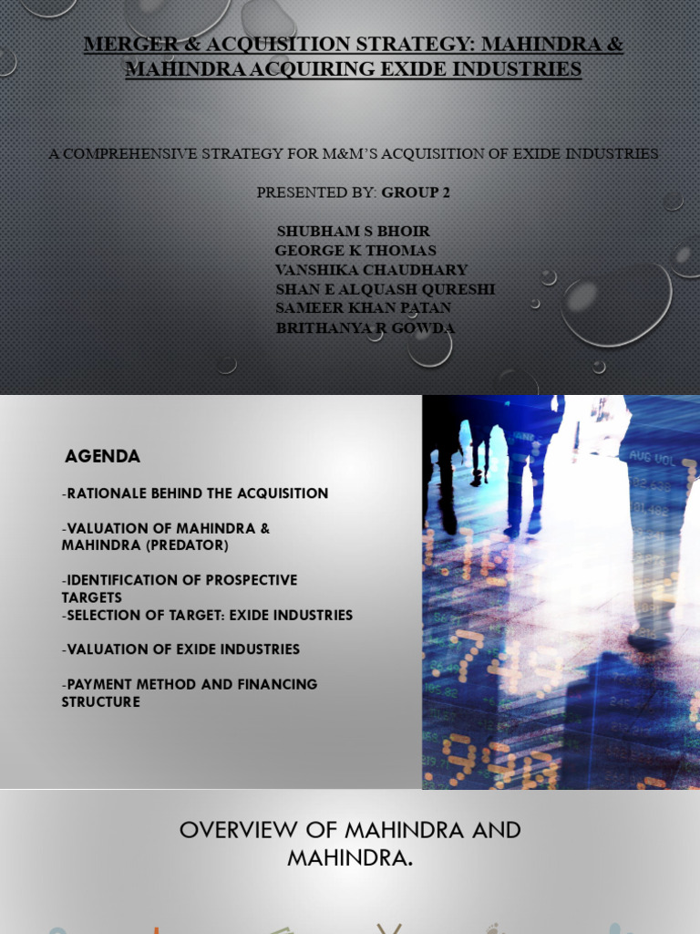 Updated Merger Acquisition Presentation | PDF | Valuation (Finance) | Mergers And Acquisitions