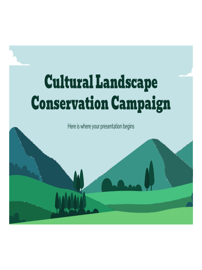 Cultural Landscape Conservation Campaign | PDF | Brand | Target Audience