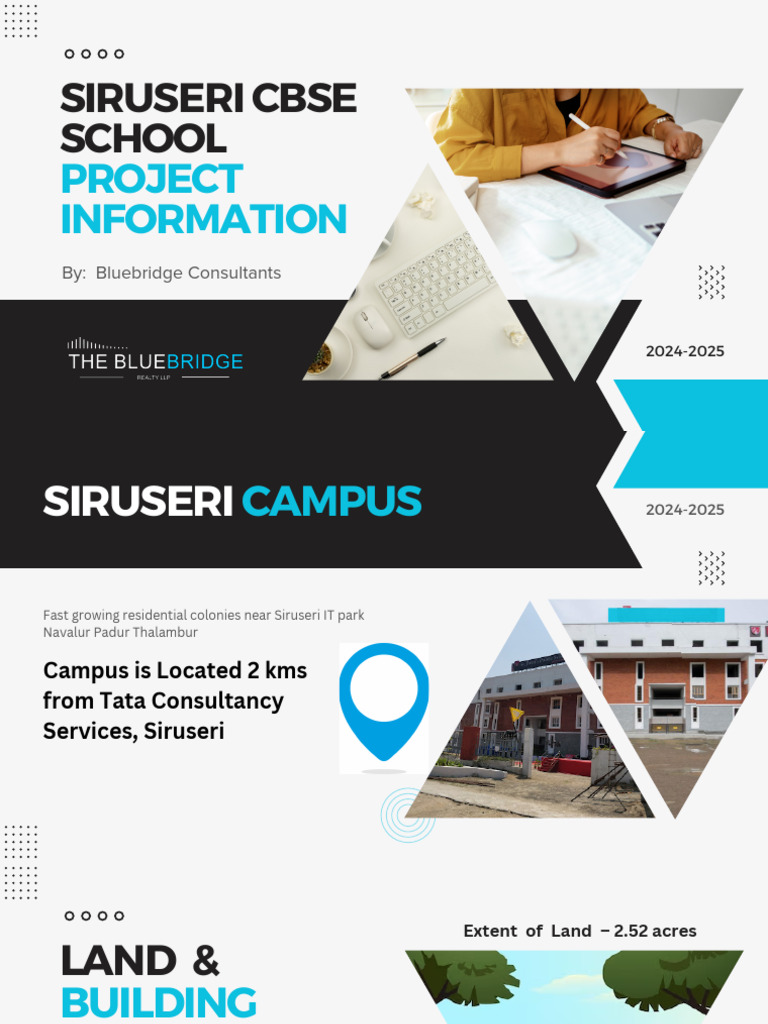 Siruseri CBSE School Project 2024-2025 | PDF | Classroom | Tile