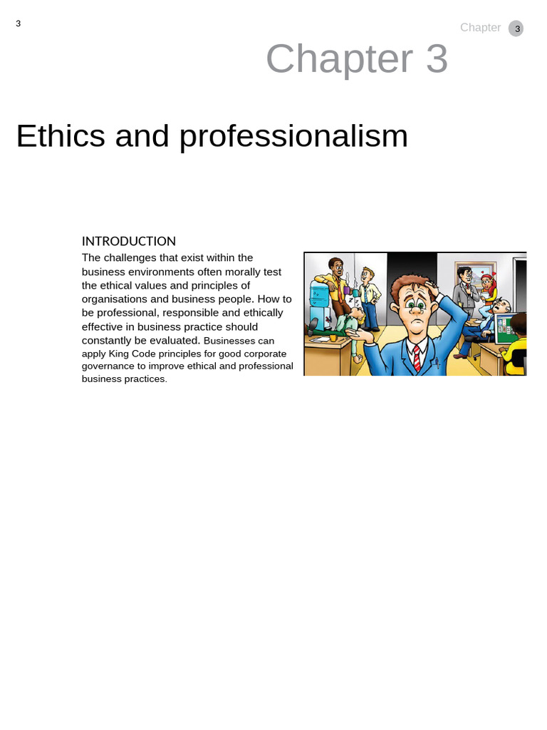 Chapter 3 Ethics and Professionalism | PDF | Taxes | Harassment