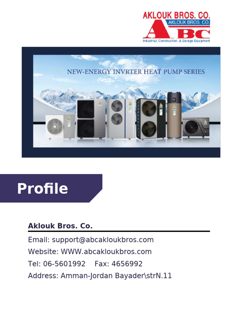 Aklouk Bros - Brief - Heat Pumps | PDF