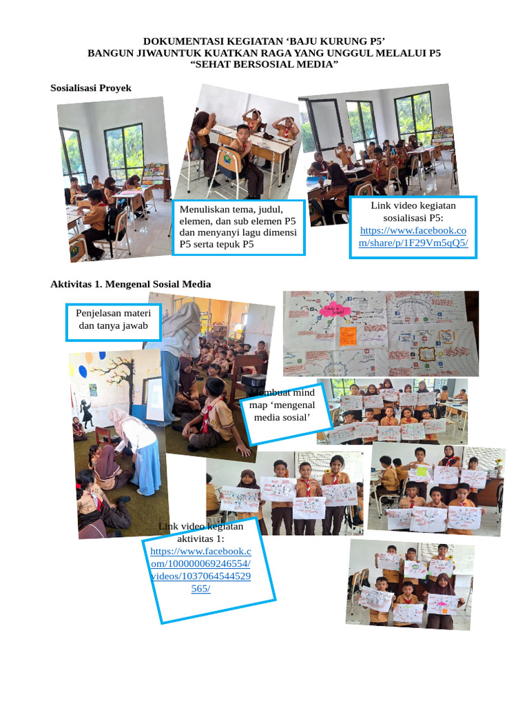 Dokumentasi Kegiatan P5 LENGKAP Cek Dulu | PDF