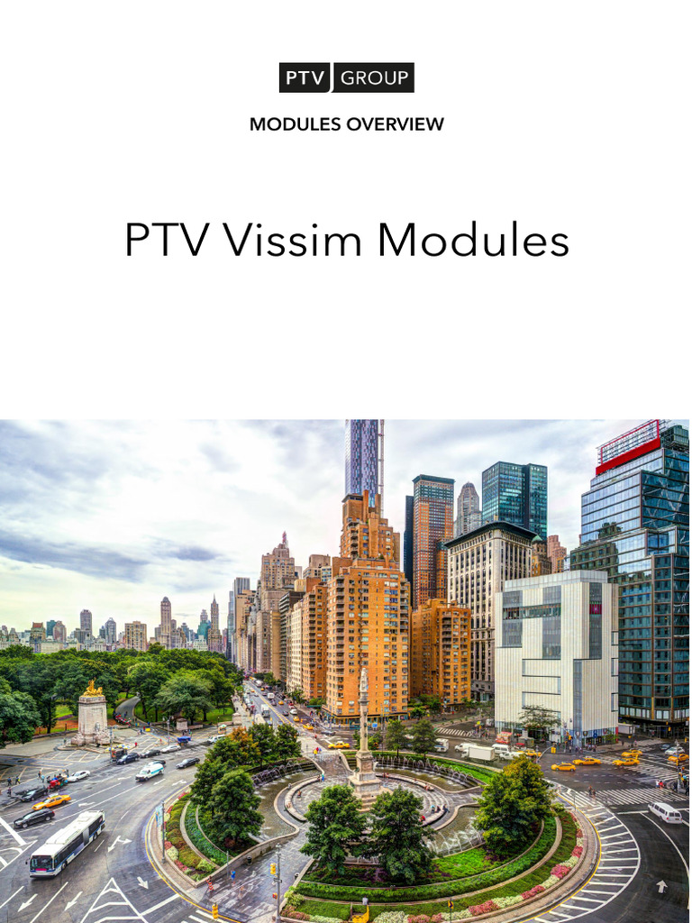 PTV Vissim Modules-Public PDF | PDF