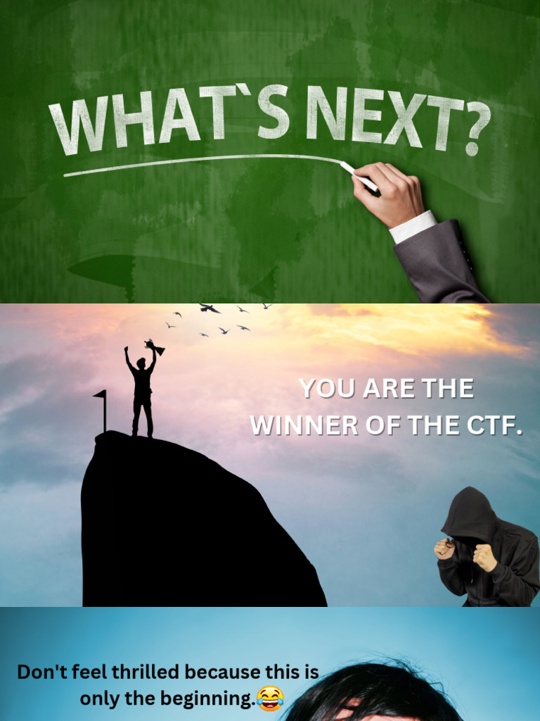 You Are The Winner of The CTF. | PDF
