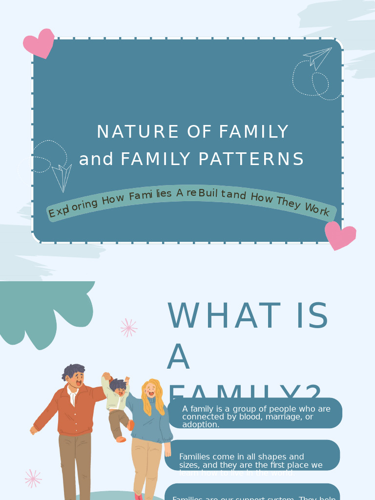 Nature of Family and Family Patterns (1) | PDF | Family | Behavioural ...
