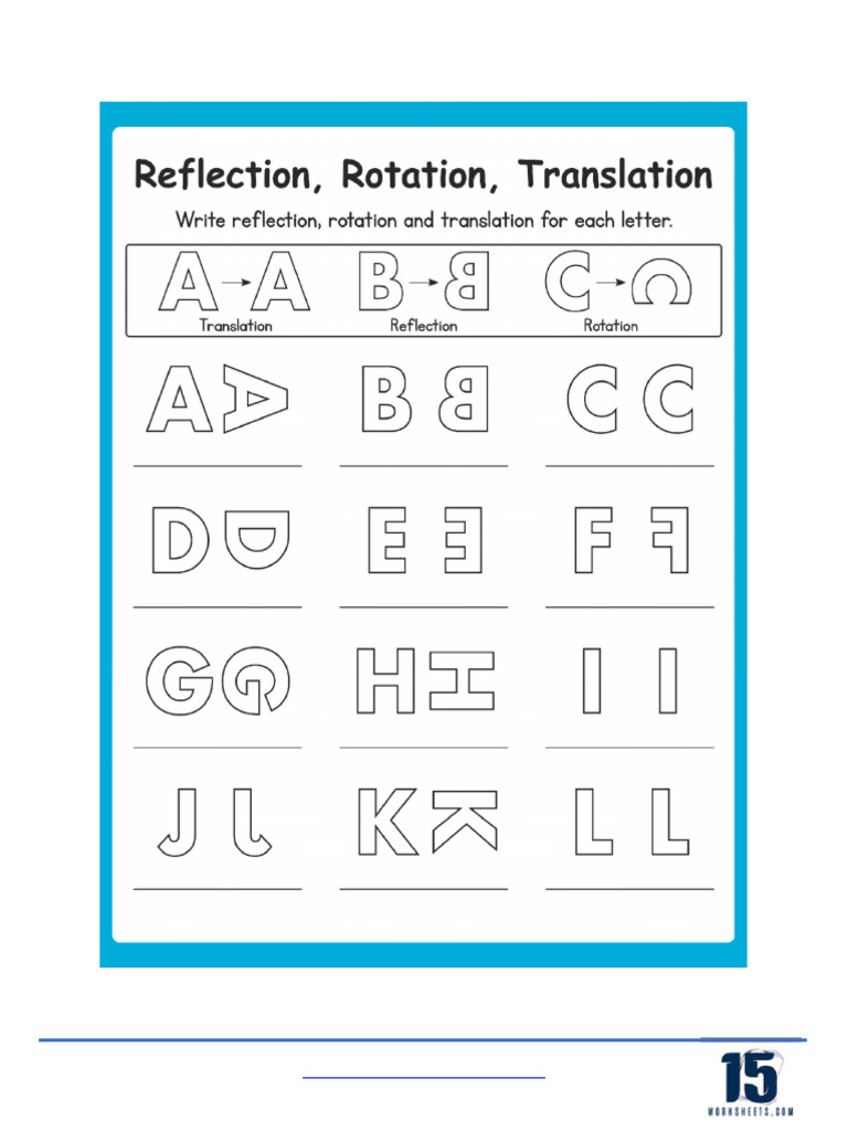 Transformation Lesson WS1 - Key | PDF