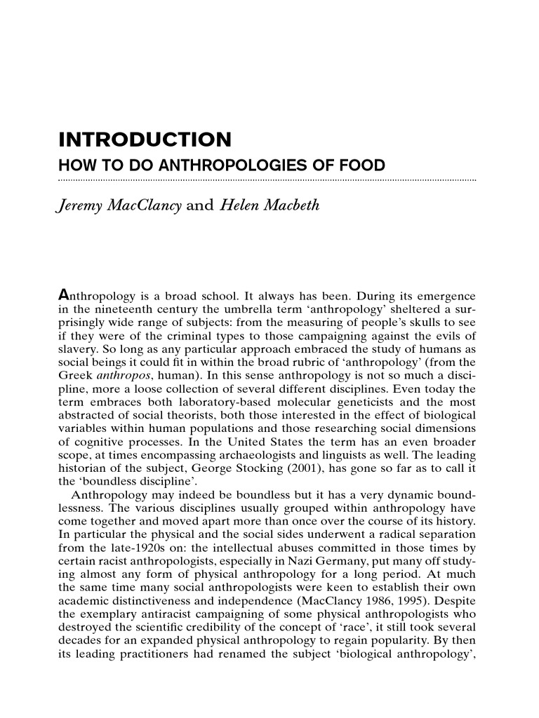 Macbeth Intro, Chapter 1 and 3 | PDF | Anthropology | Social Anthropology