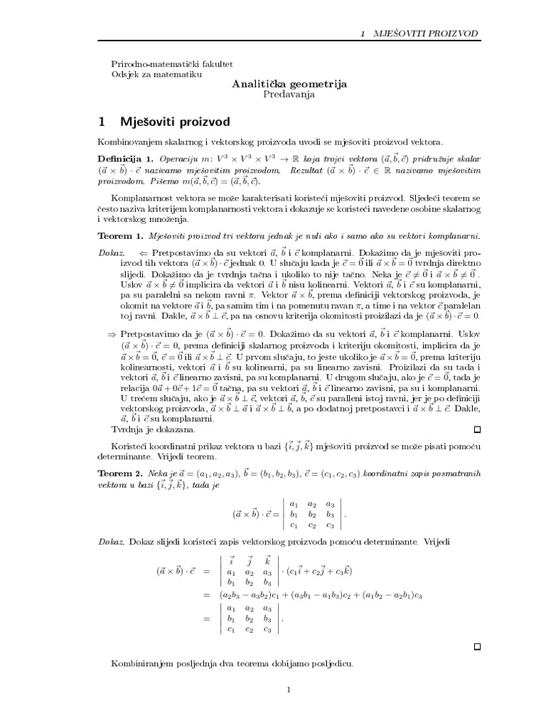 P7 Mjesoviti Proizvod | PDF